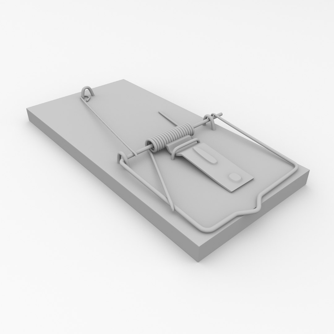 3d Model Mouse Trap