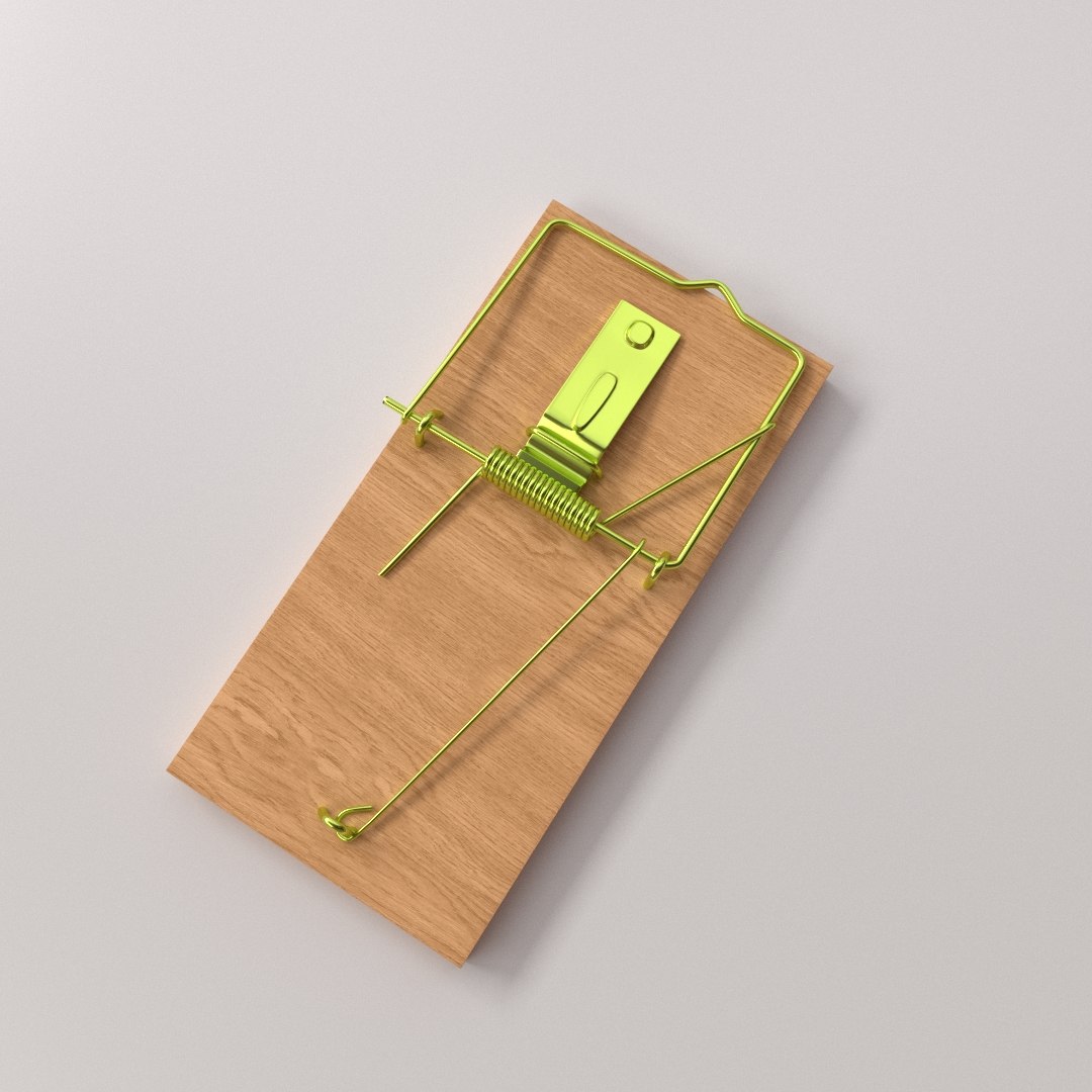 3d Model Mouse Trap