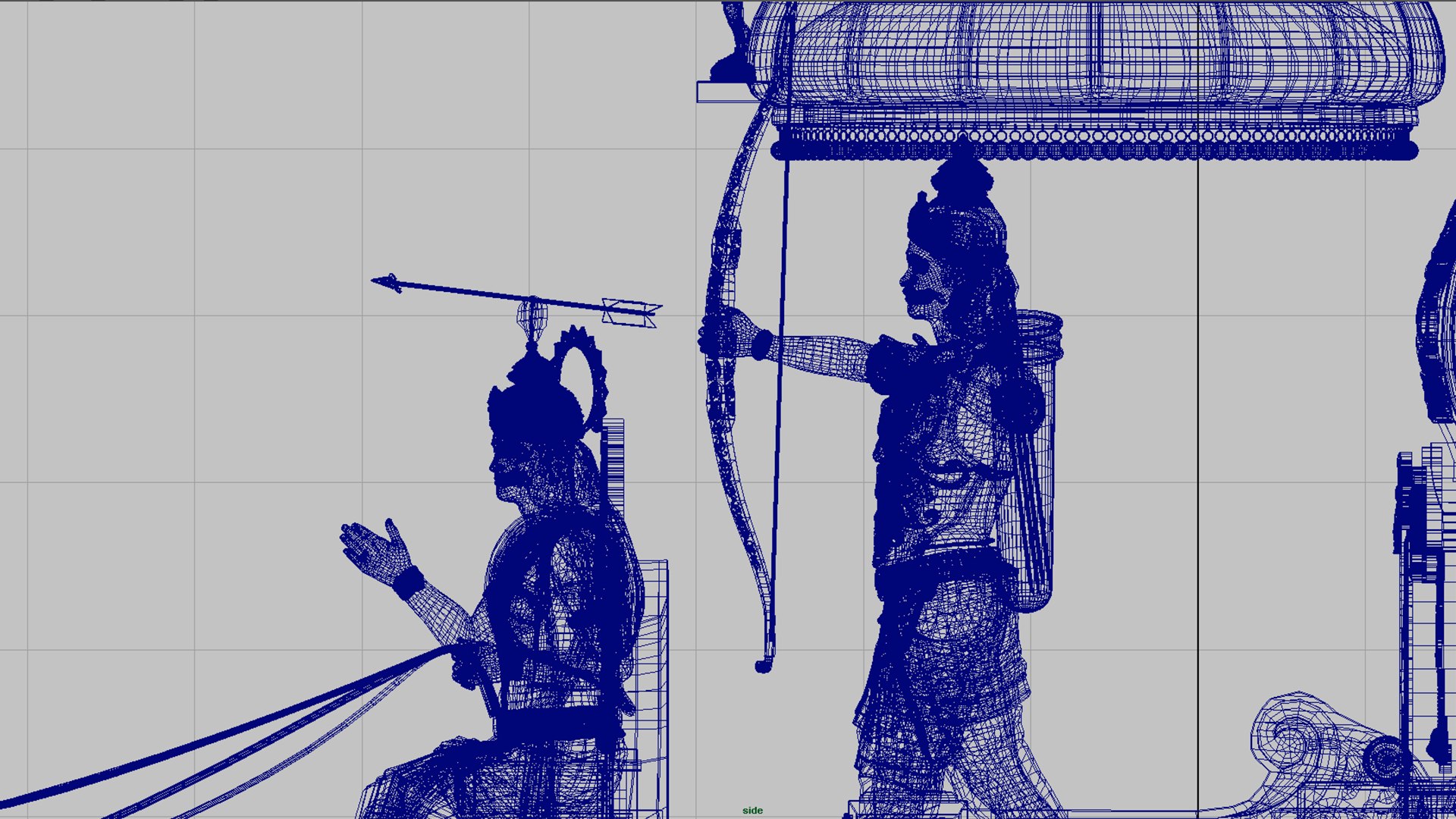 Lord Krishna Arjuna 3D Model - TurboSquid 2313377