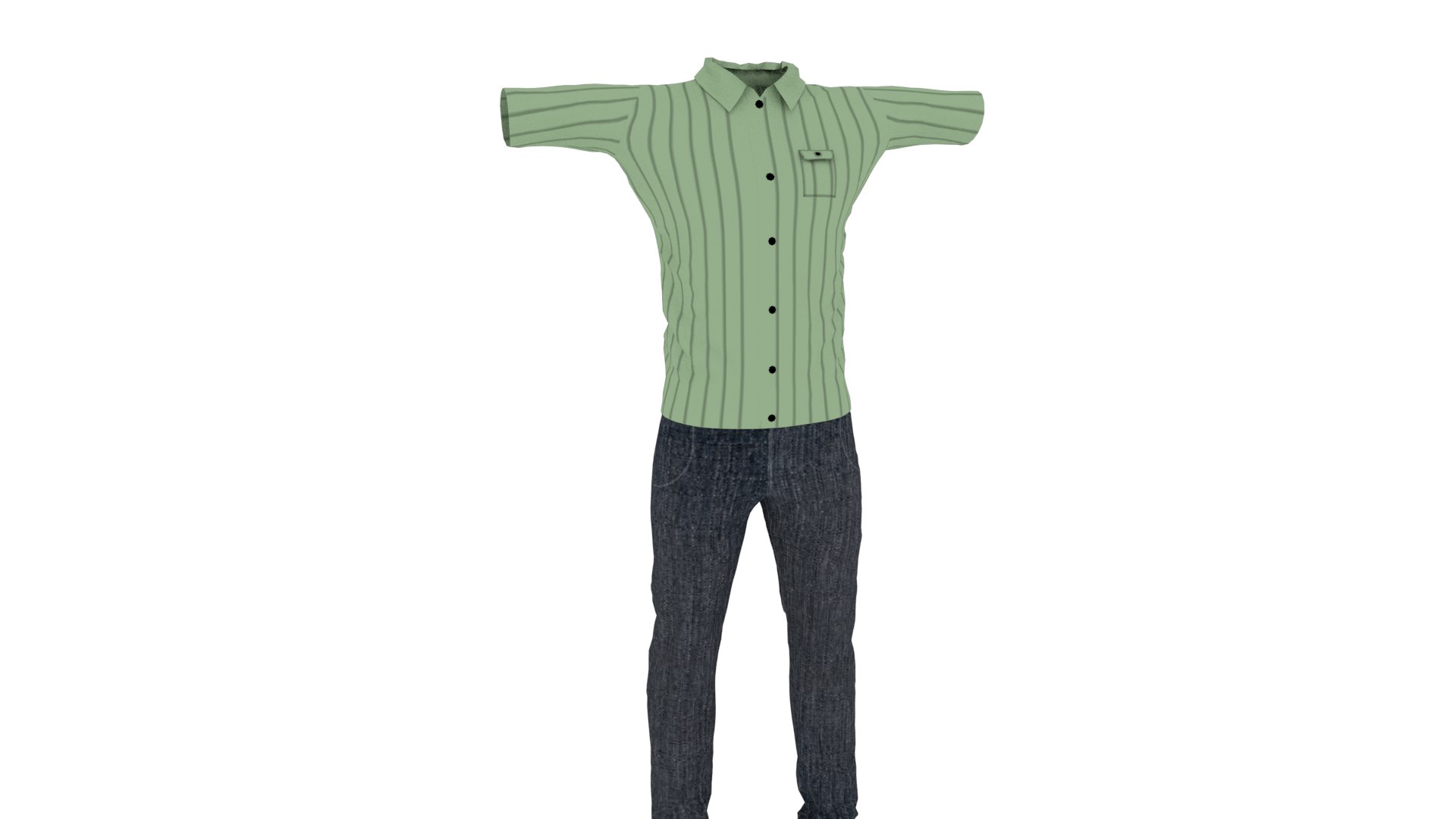 3D Man Clothing Model - TurboSquid 2109818