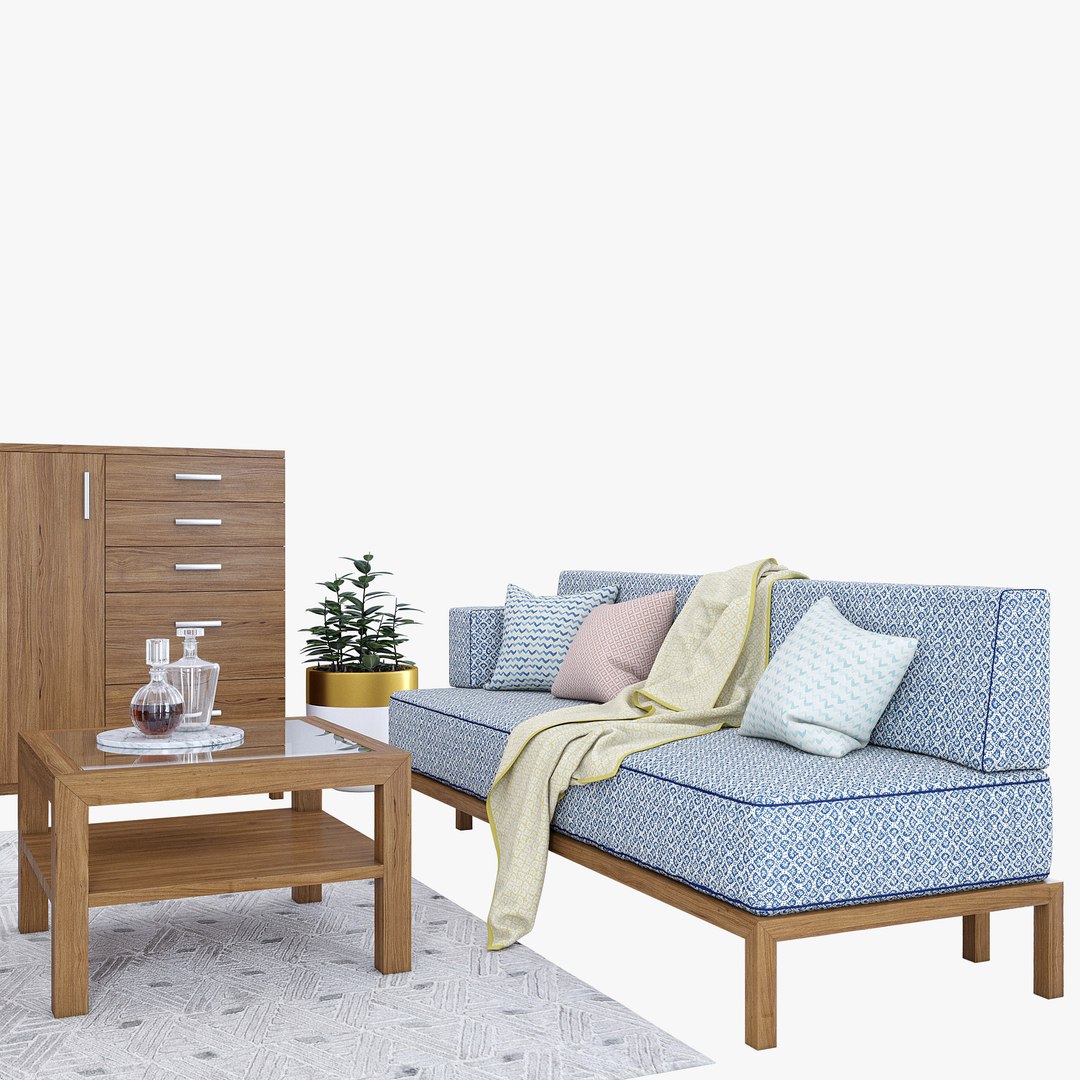 Natural Avanti Sofa Model - TurboSquid 1194758