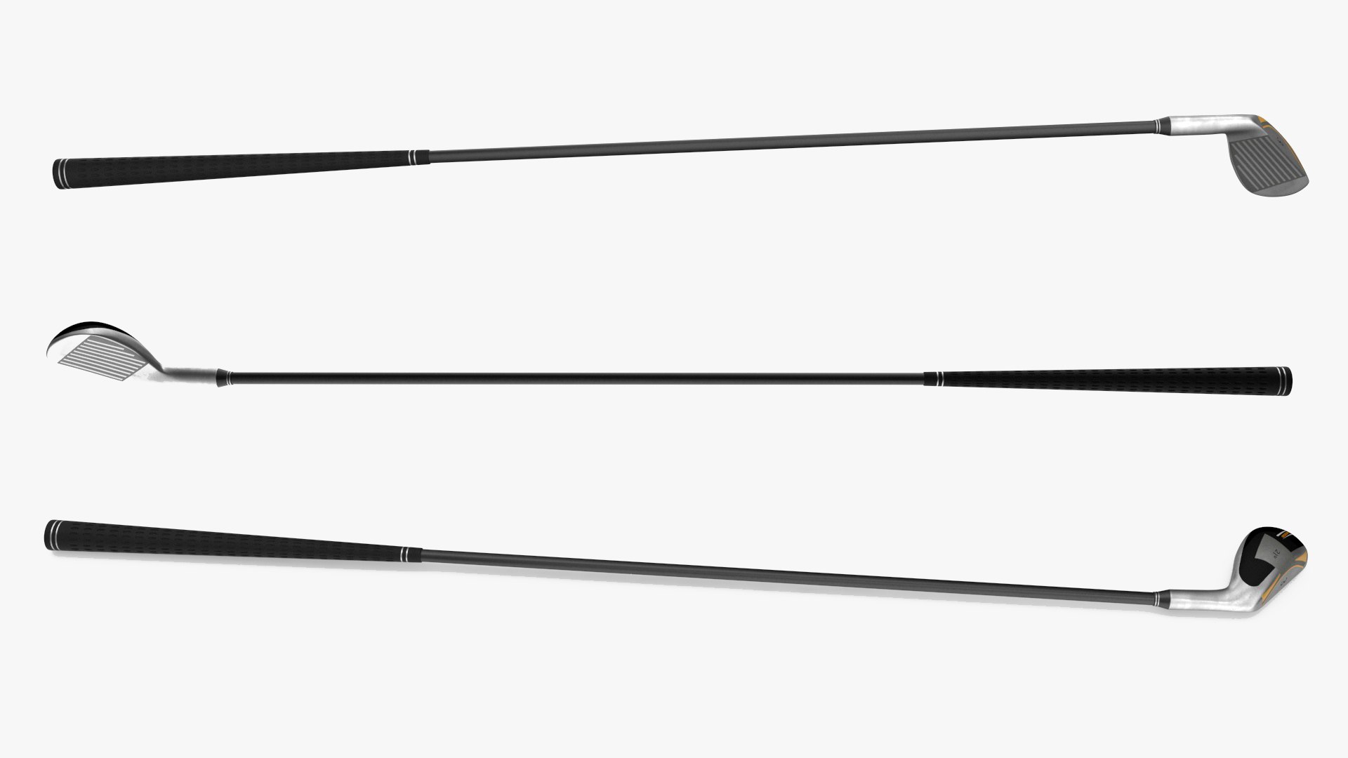 3 Iron Golf Club 3D - TurboSquid 2148599