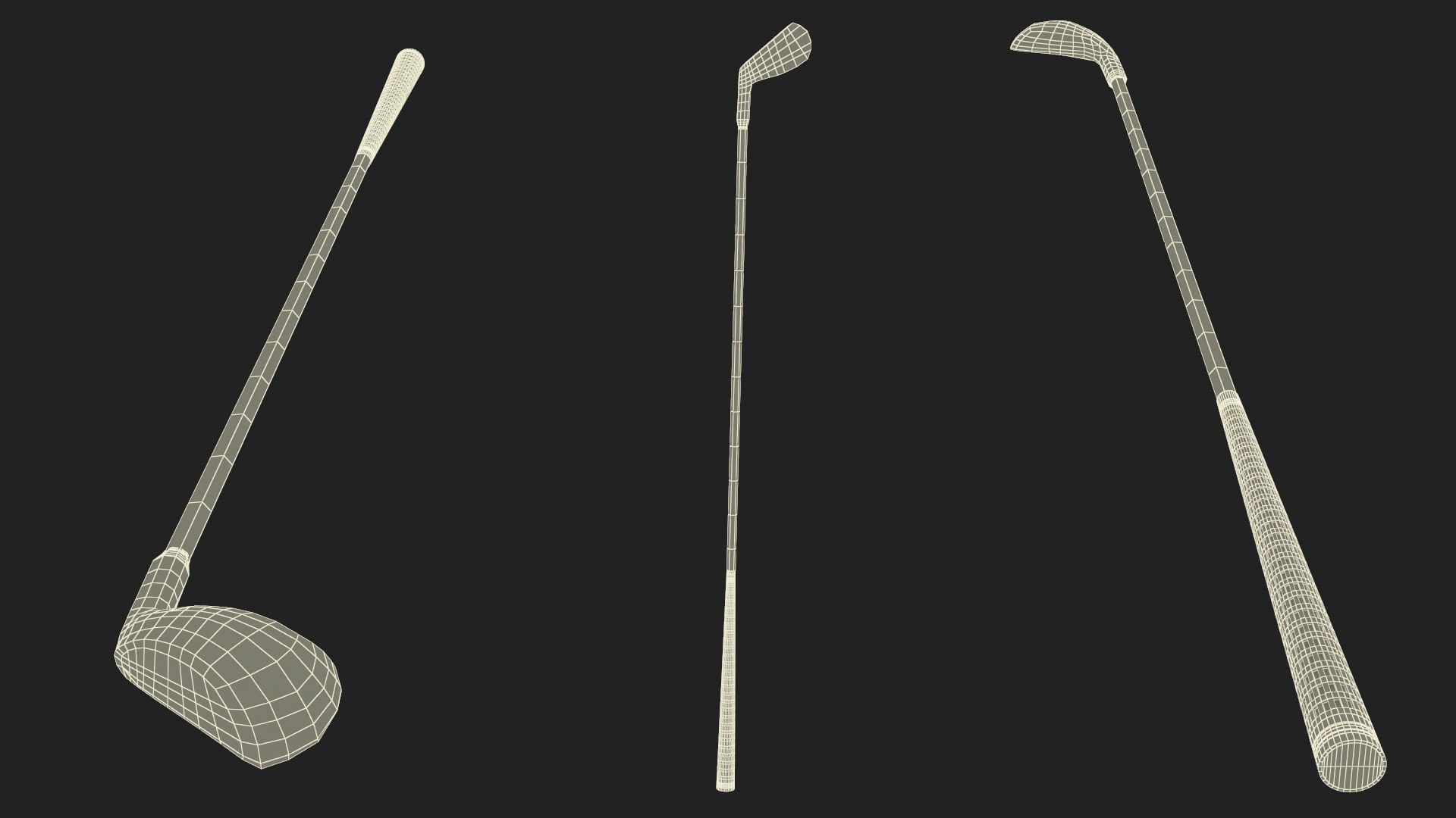 3 Iron Golf Club 3D - TurboSquid 2148599