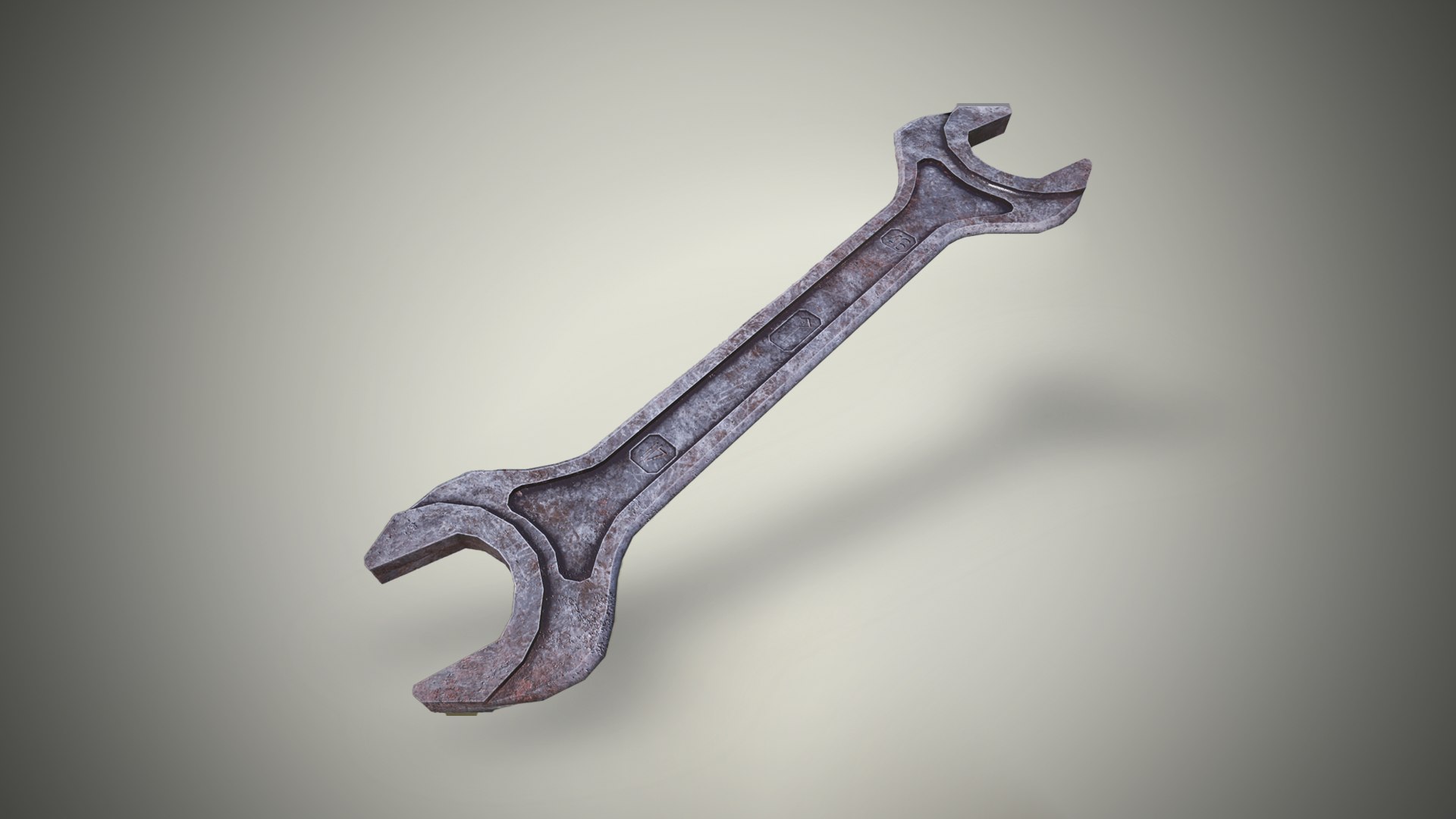 3D Old Dirty Soviet Wrench Made In USSR - TurboSquid 1879433