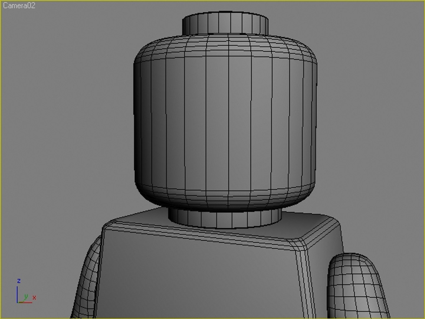 3d lego character - ironman model