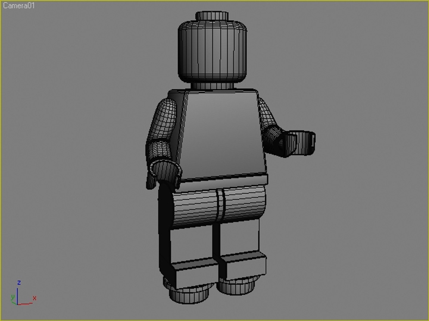 3d lego character - ironman model