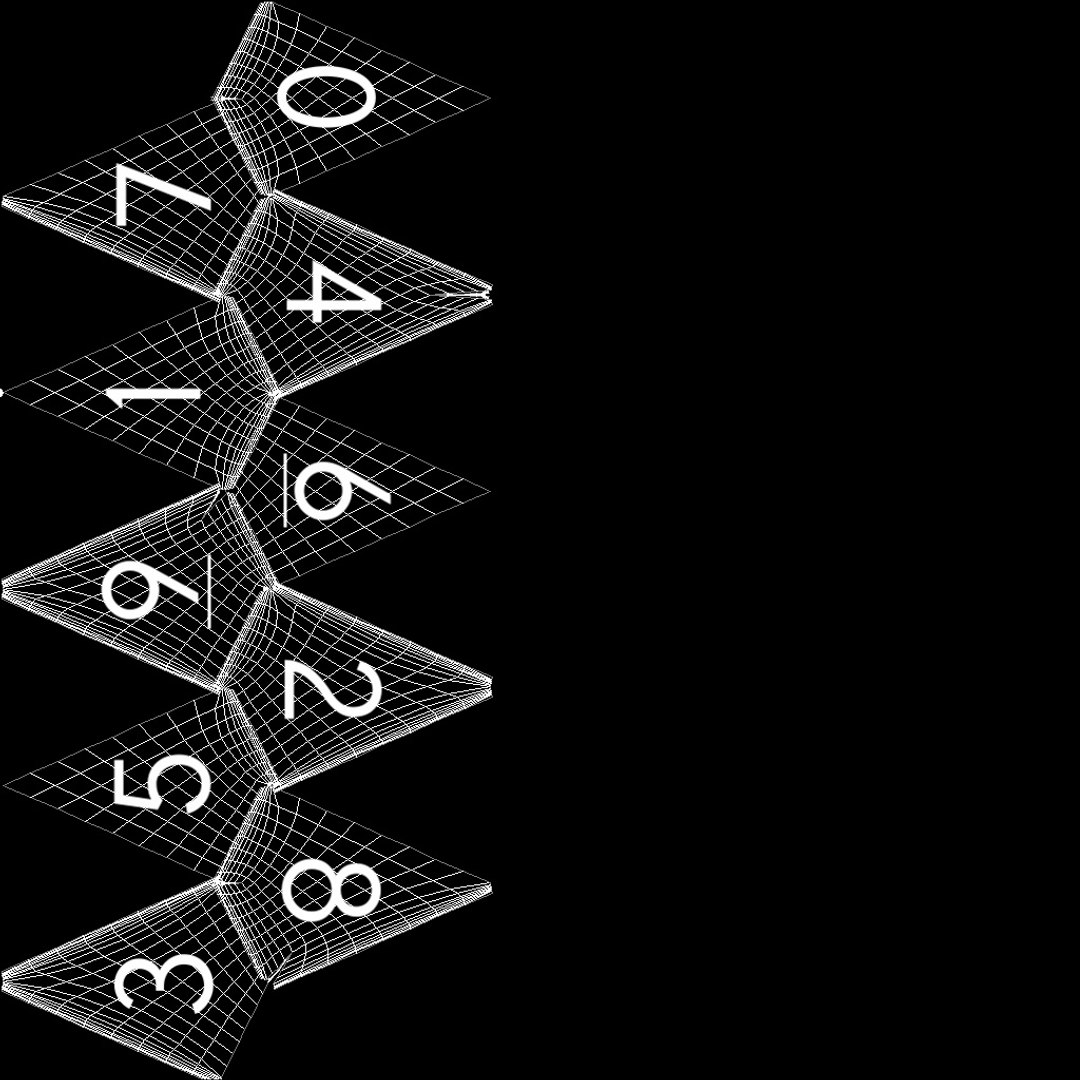 3D Dice D4 Numbers Model - TurboSquid 1595263