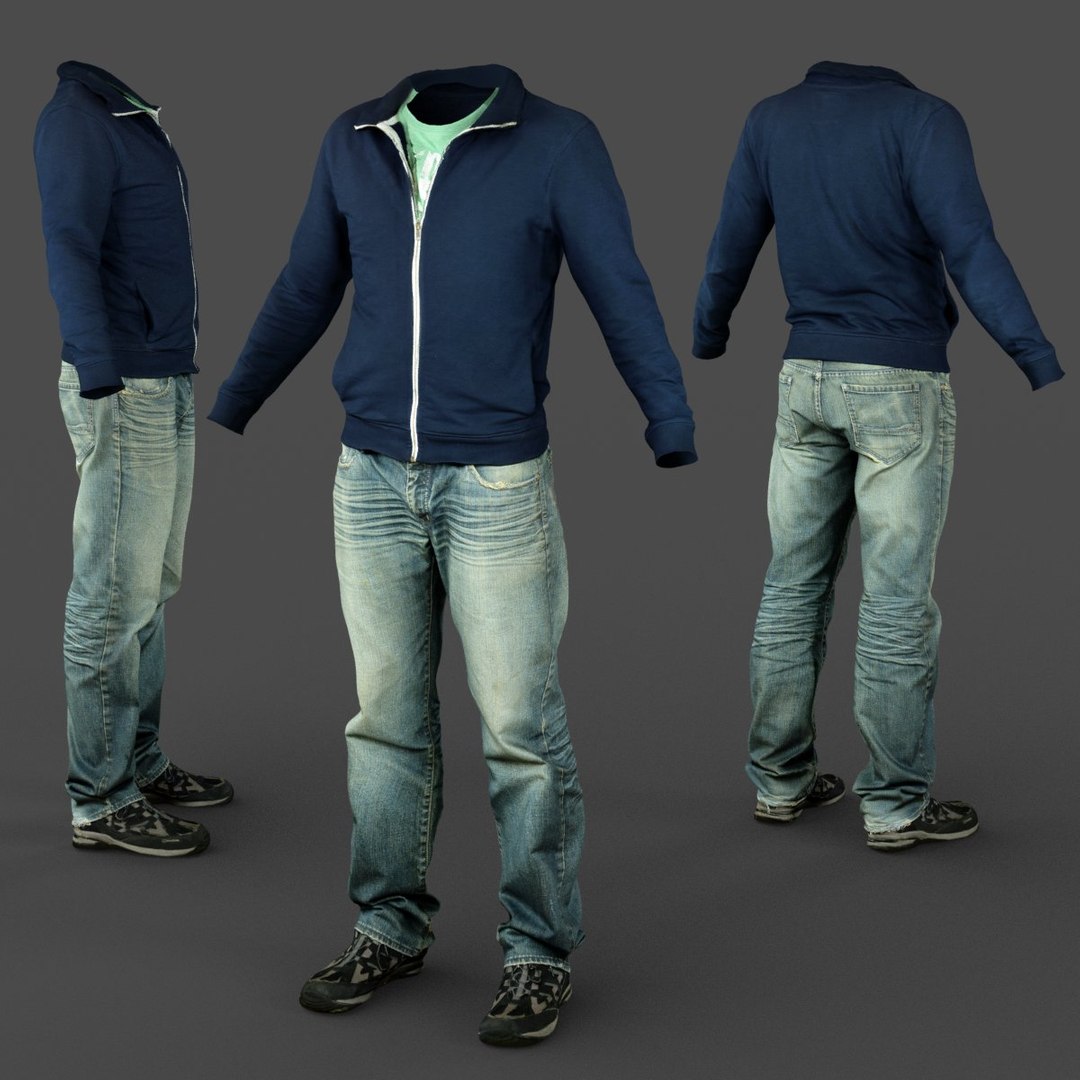 3D Male Clothing Outfit 20 Model - TurboSquid 1329817