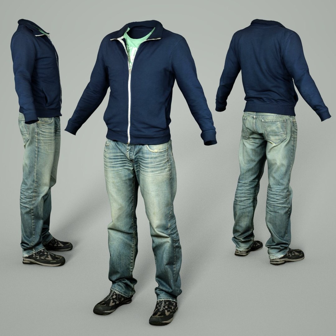 3D Male Clothing Outfit 20 Model - TurboSquid 1329817