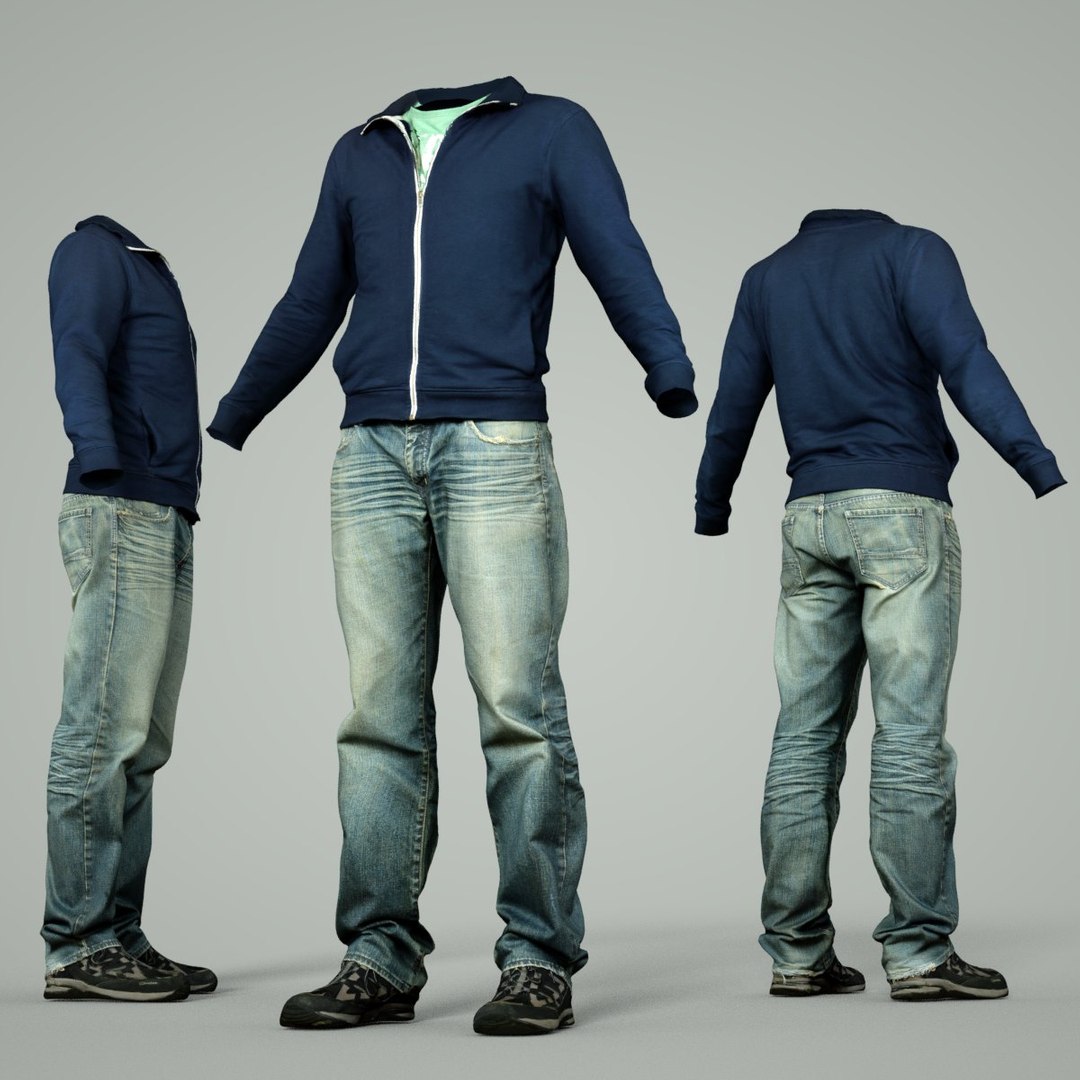 3D Male Clothing Outfit 20 Model - TurboSquid 1329817