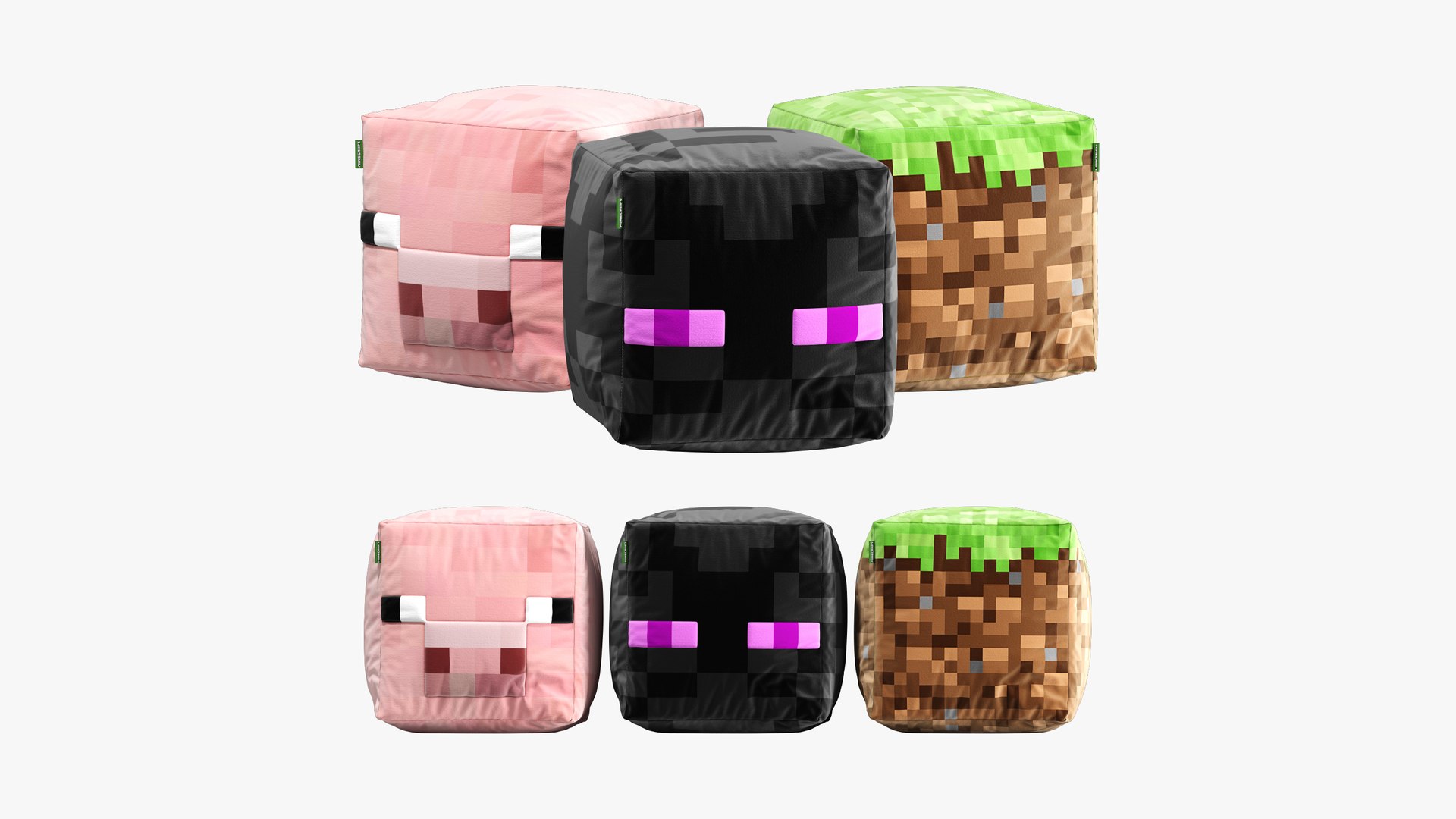 Minecraft Ottoman Set 002 3D - TurboSquid 1949659