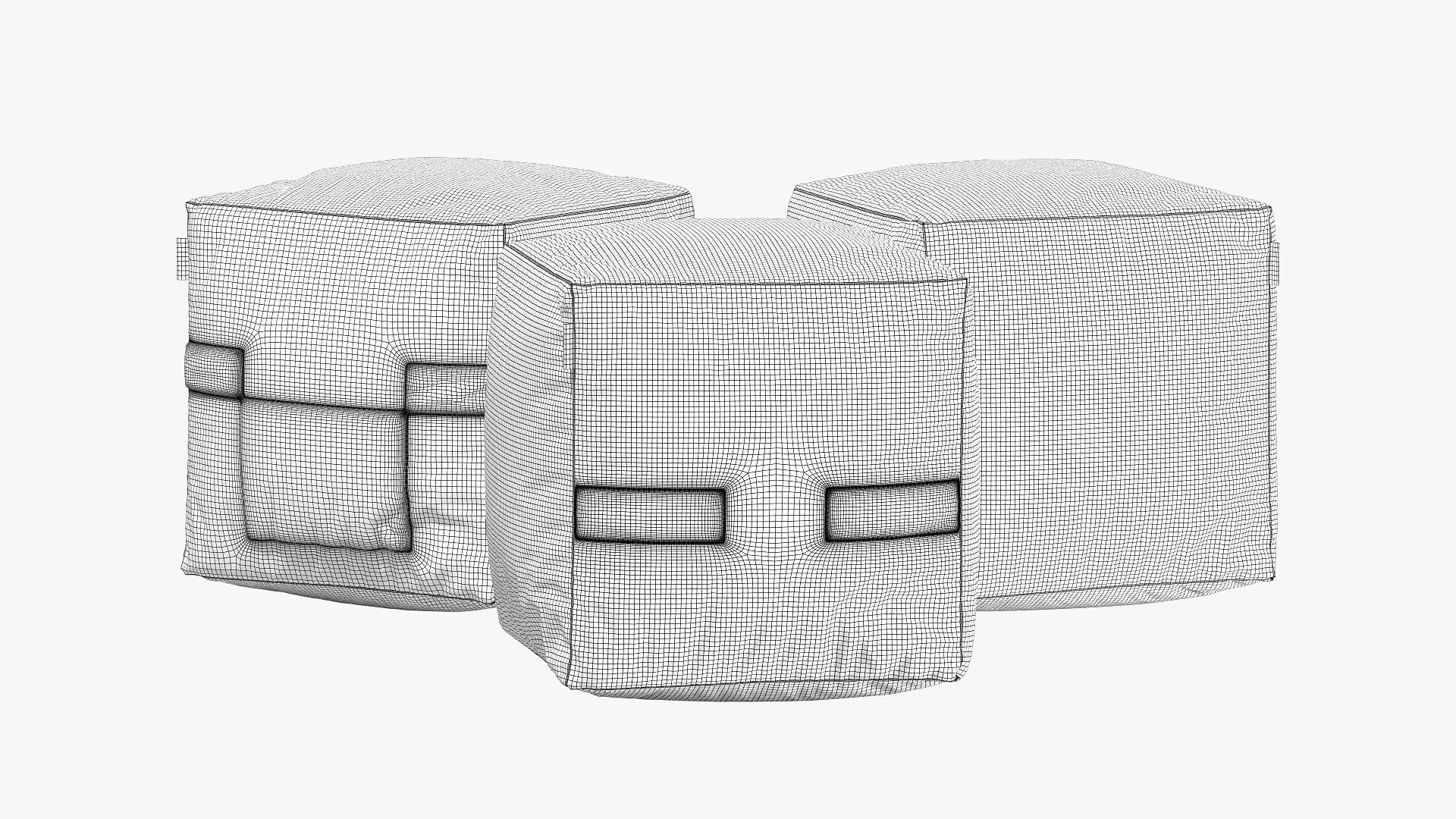 Minecraft Ottoman Set 002 3D - TurboSquid 1949659