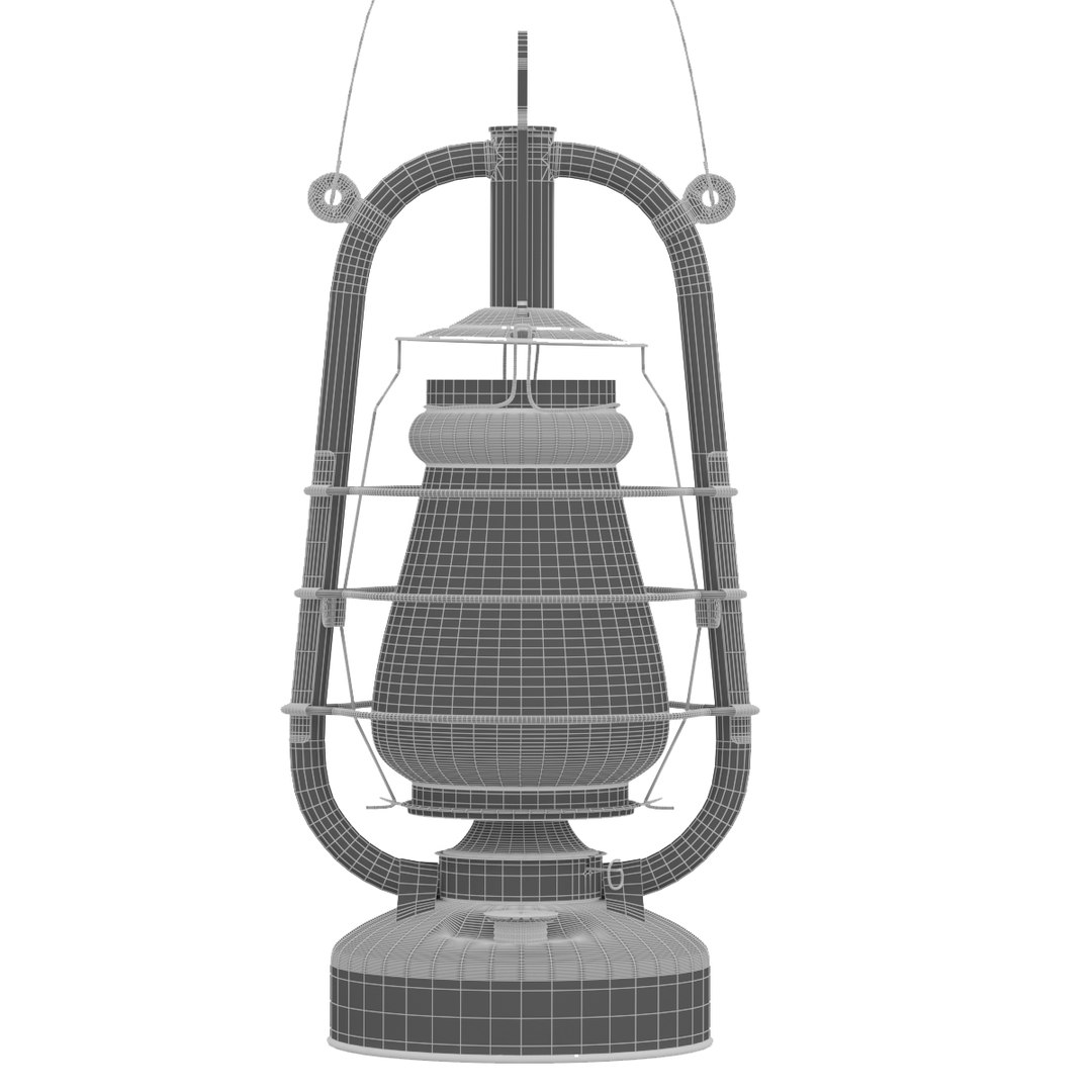3D kerosene lamp - TurboSquid 1505999