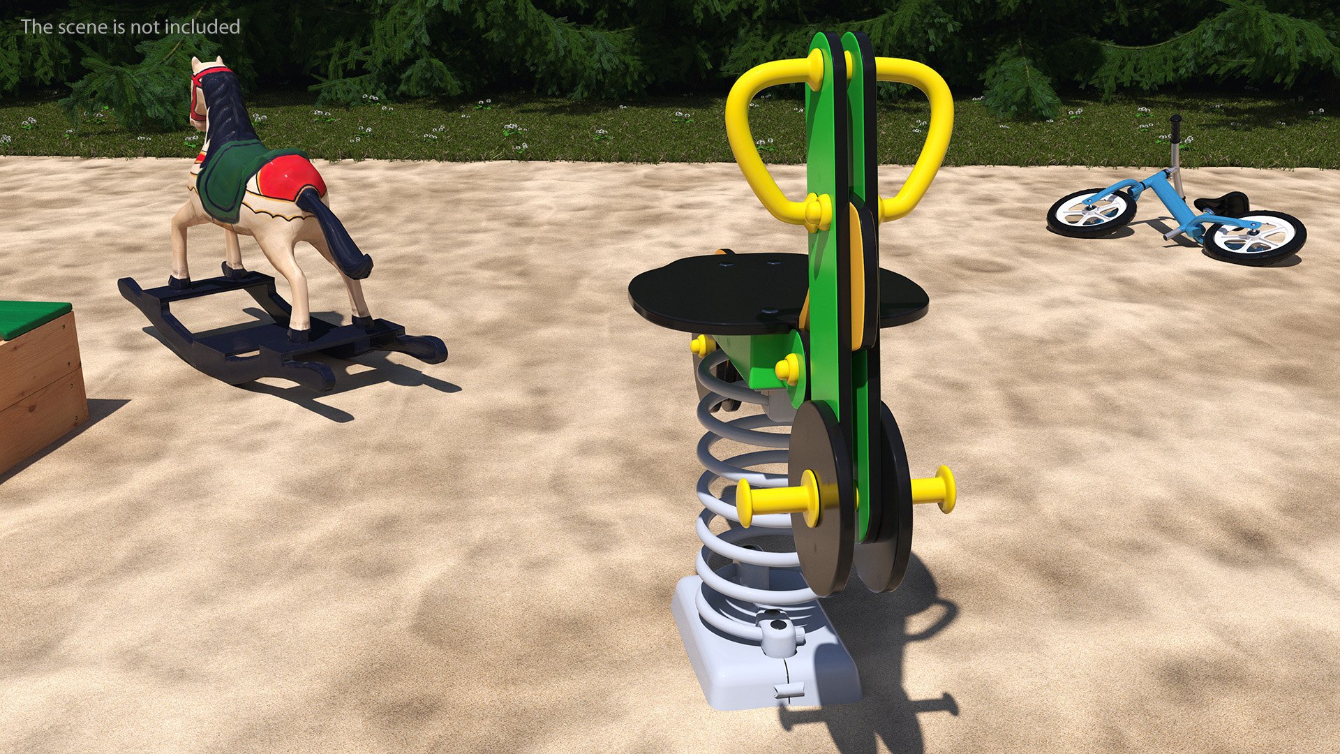 3D Motorbike Playground Springer Model - TurboSquid 2068580