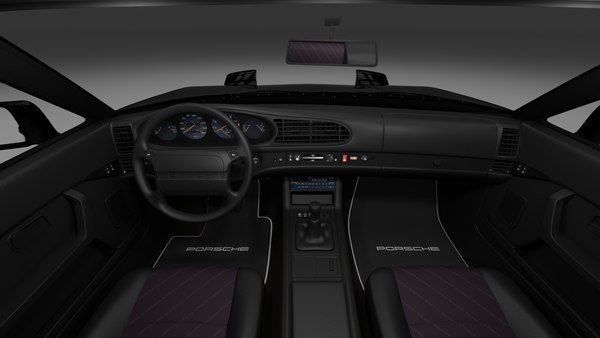 obj porsche 944 turbo interior