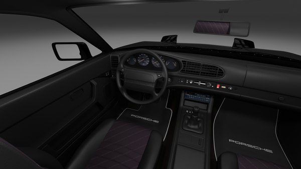 obj porsche 944 turbo interior