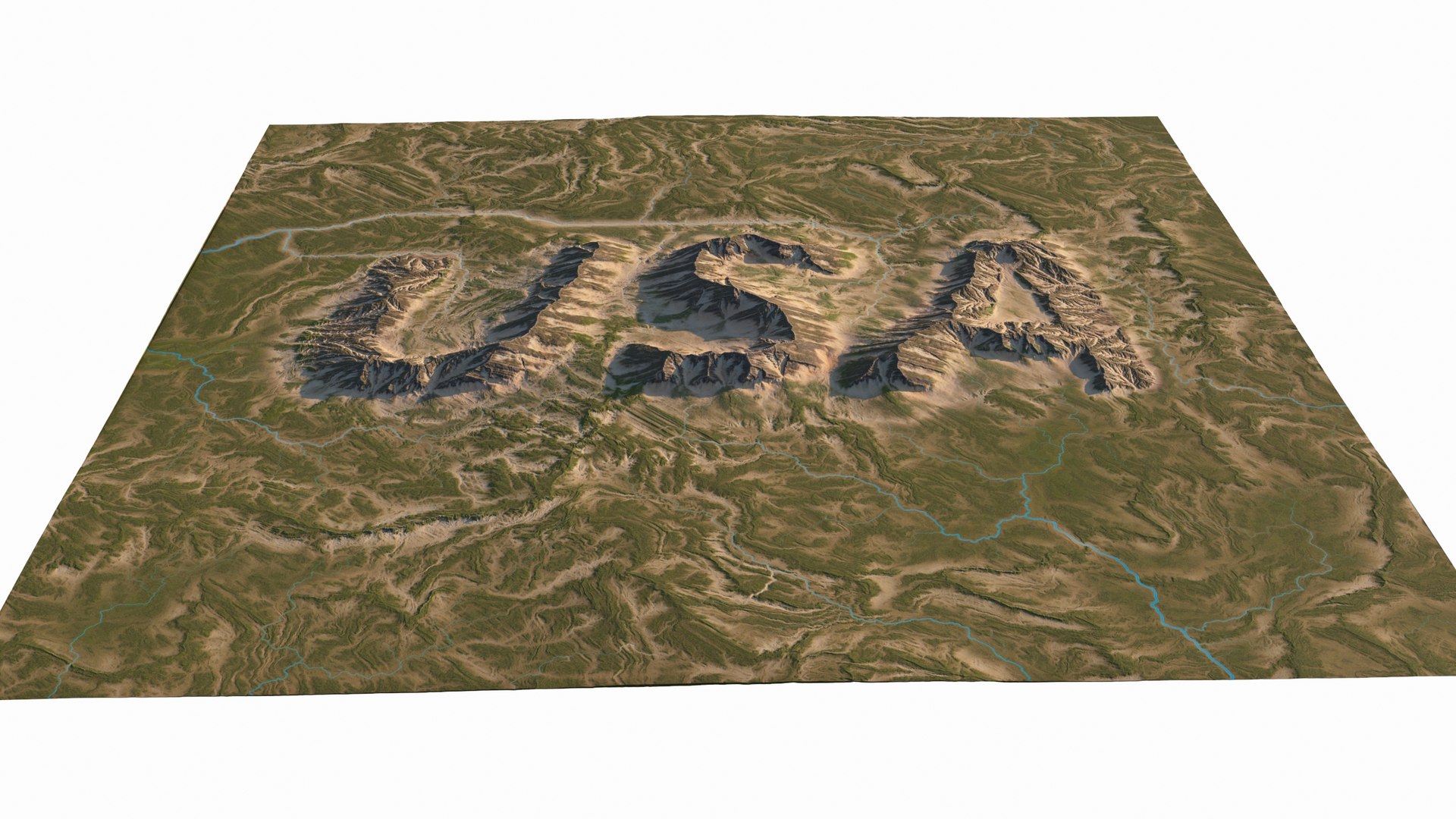 USA V3 terrain 3D model - TurboSquid 2141653