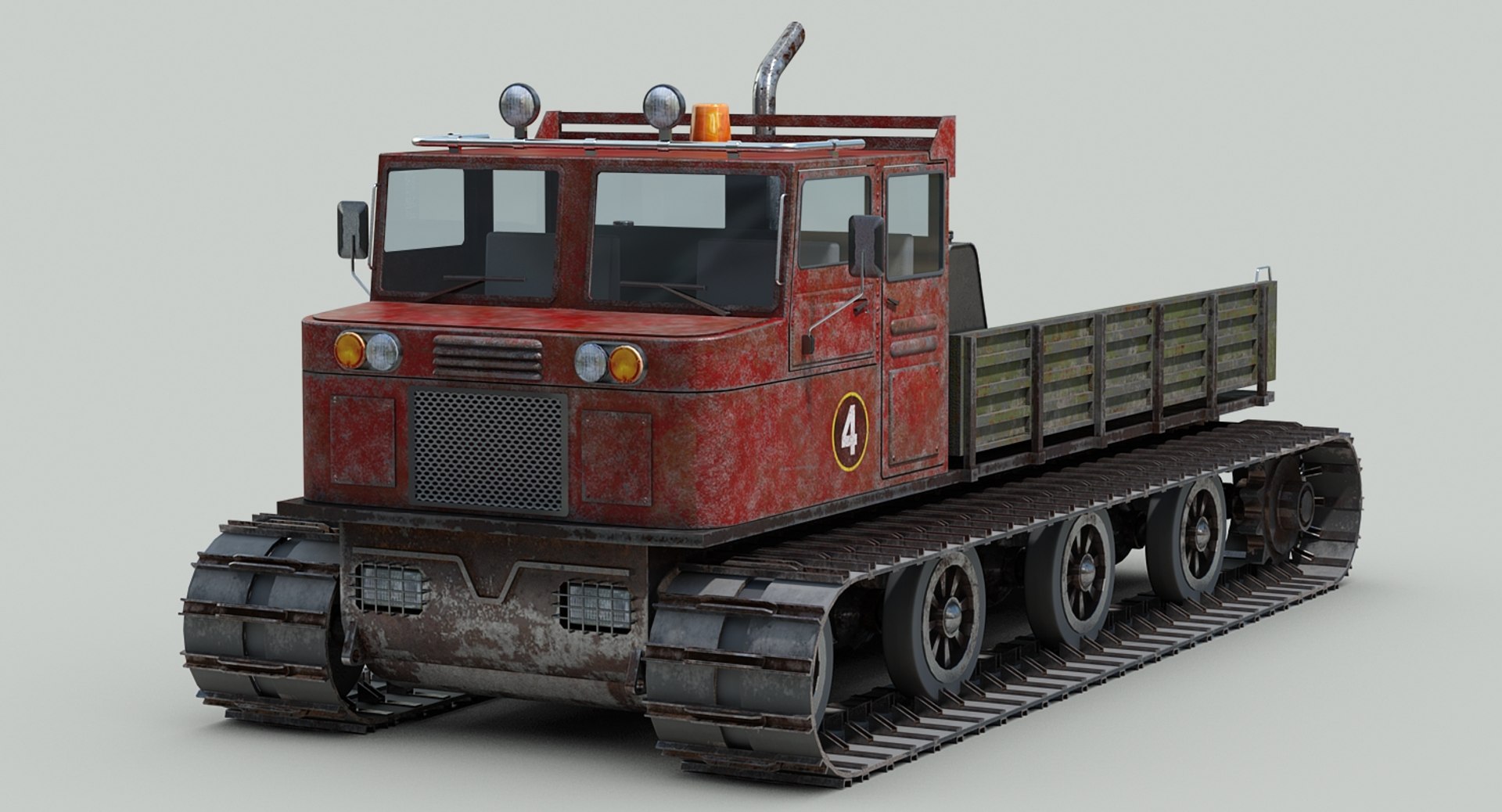 3D Snow Vehicle - TurboSquid 1379768