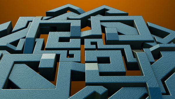 Maze ornament model - TurboSquid 1782035