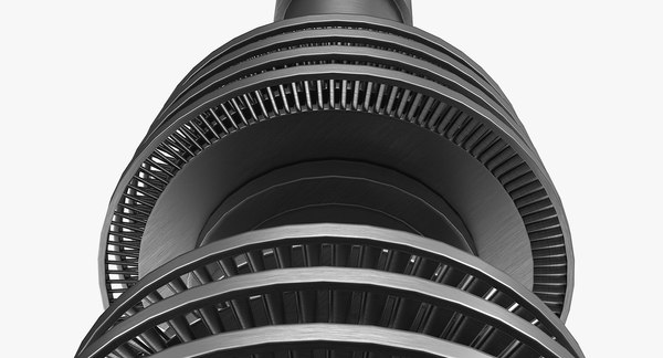 3D steam turbine rotor model - TurboSquid 1400547