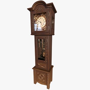 Grandfather Clock 3D Models for Download | TurboSquid