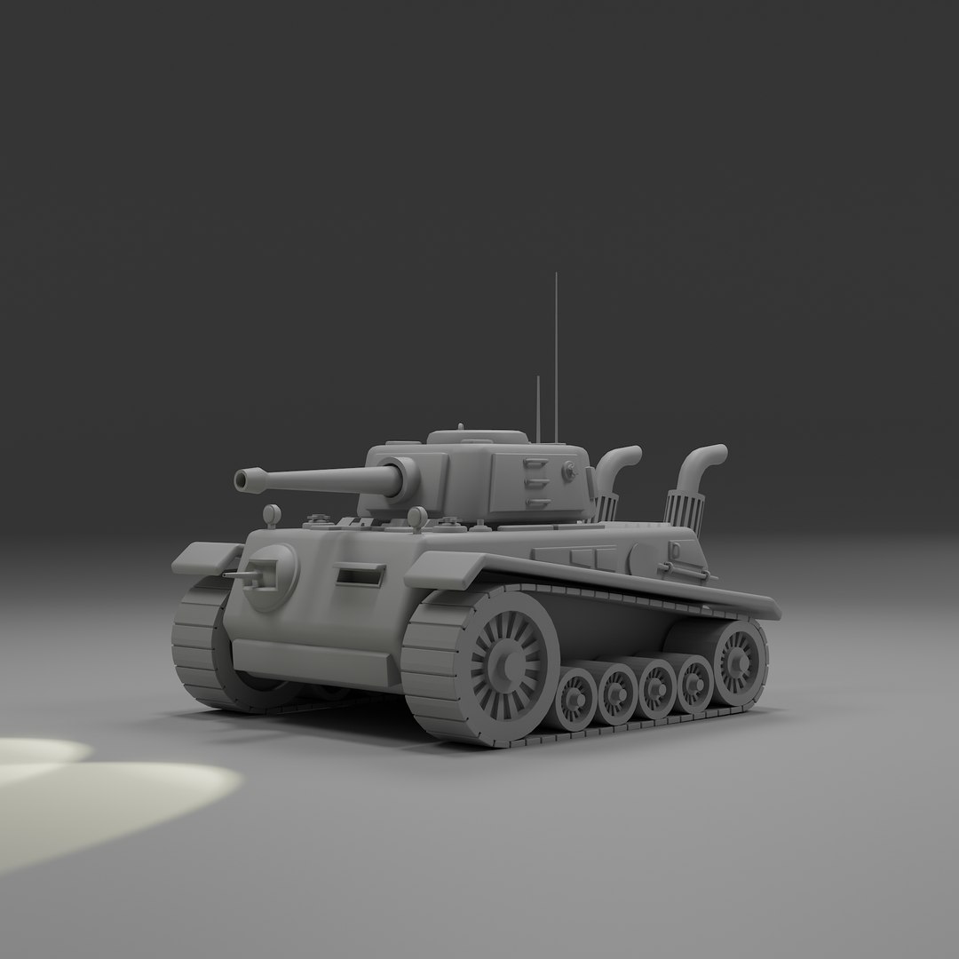 Low Poly Tank 3D Model - TurboSquid 2375634