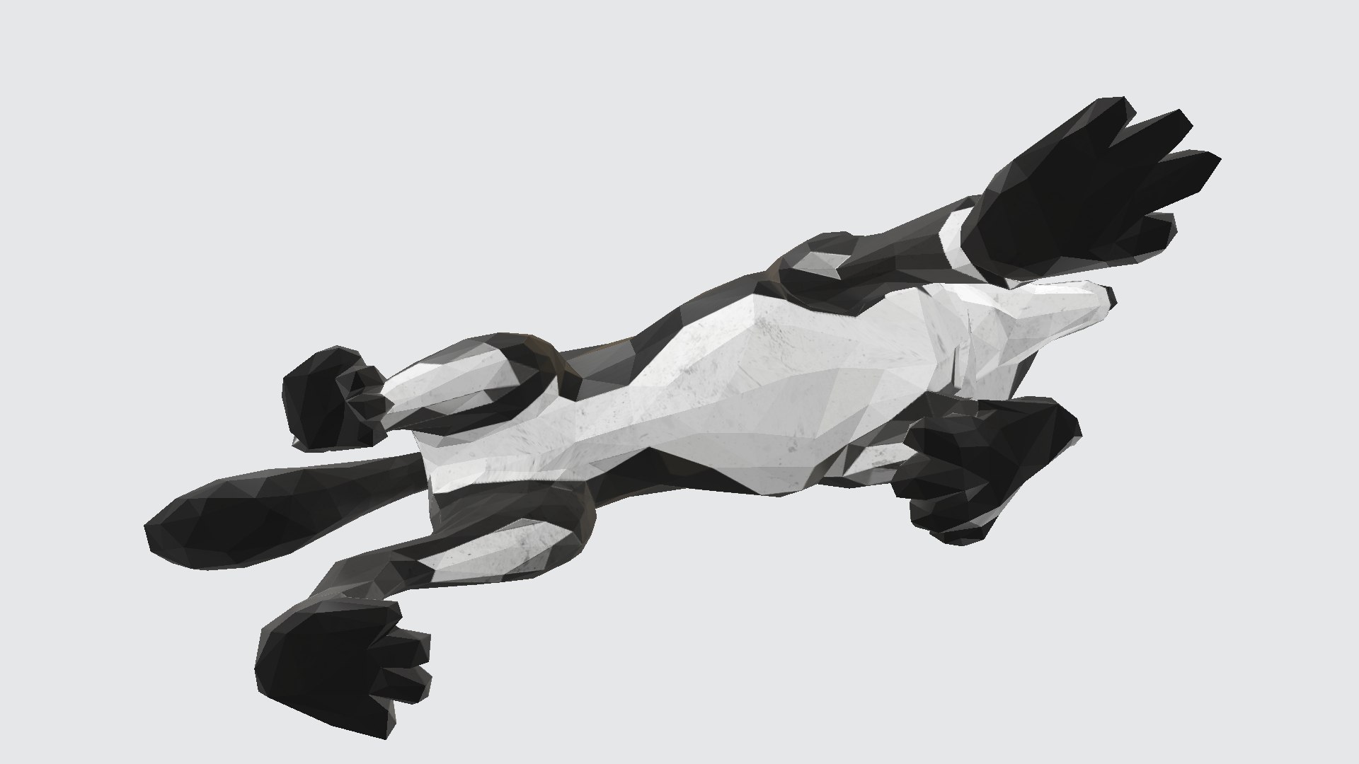Grey Wolf - Low Poly 3D Model - TurboSquid 2292862