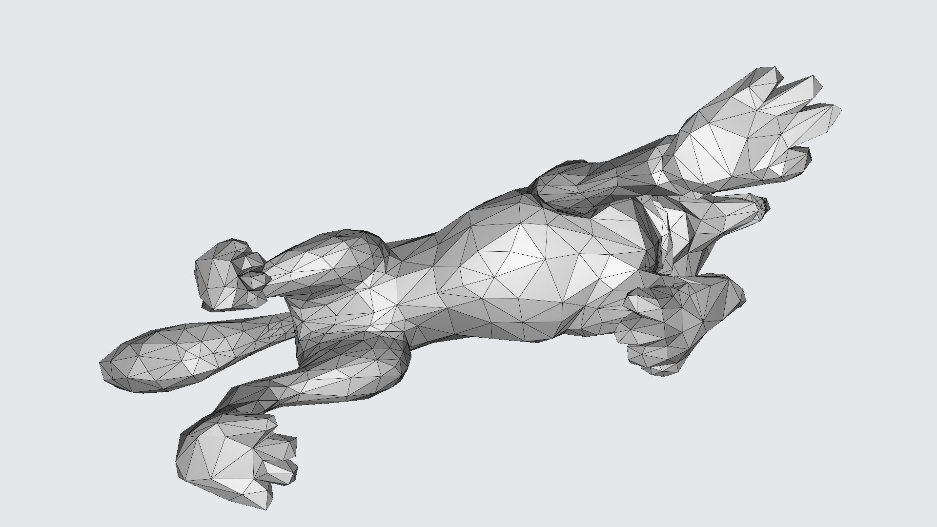 Grey Wolf - Low Poly 3D Model - TurboSquid 2292862