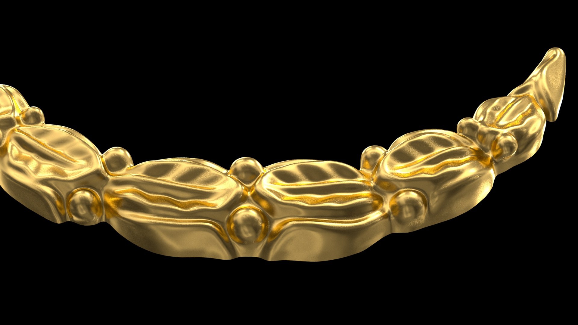 Plaster Decorative Bow DS428 3D Model - TurboSquid 2378409