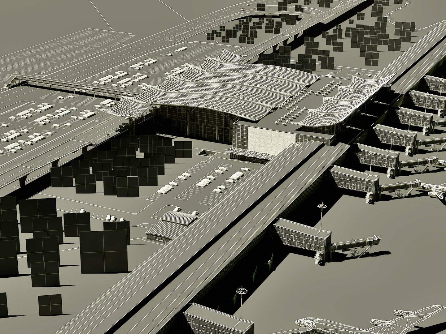 3D airport model - TurboSquid 622982