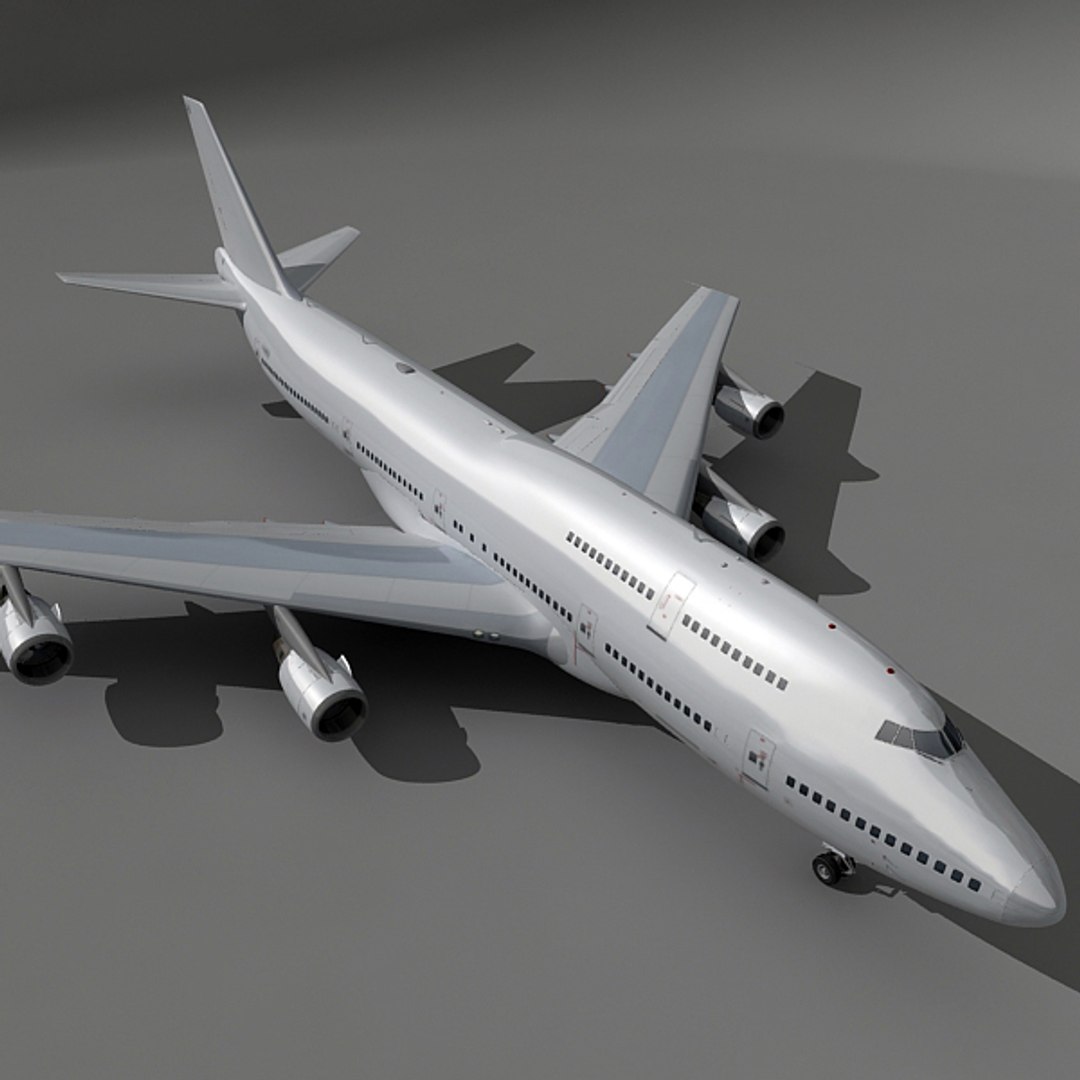 boeing 747-300 plane generic 3d model