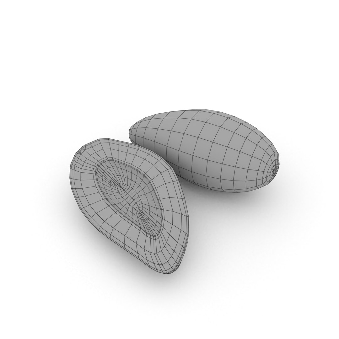 3D Mamey Fruit Model - TurboSquid 1336417