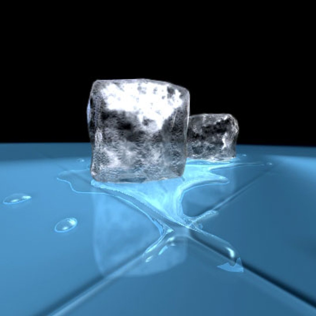 Ice Cubes 3d Model