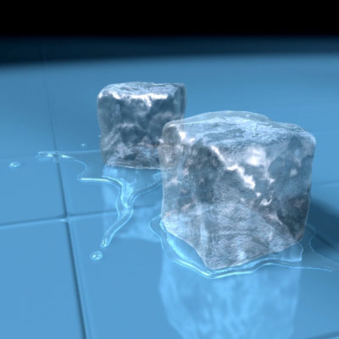 Ice Cubes 3d Model