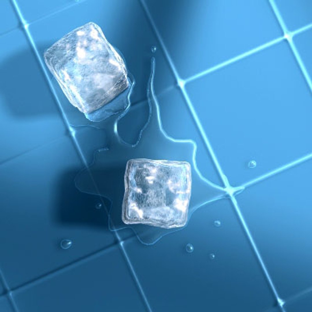 Ice Cubes 3d Model