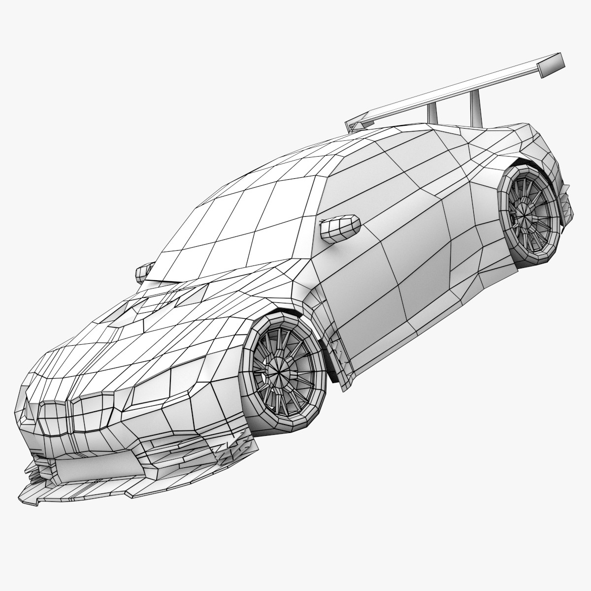 free car 3d model