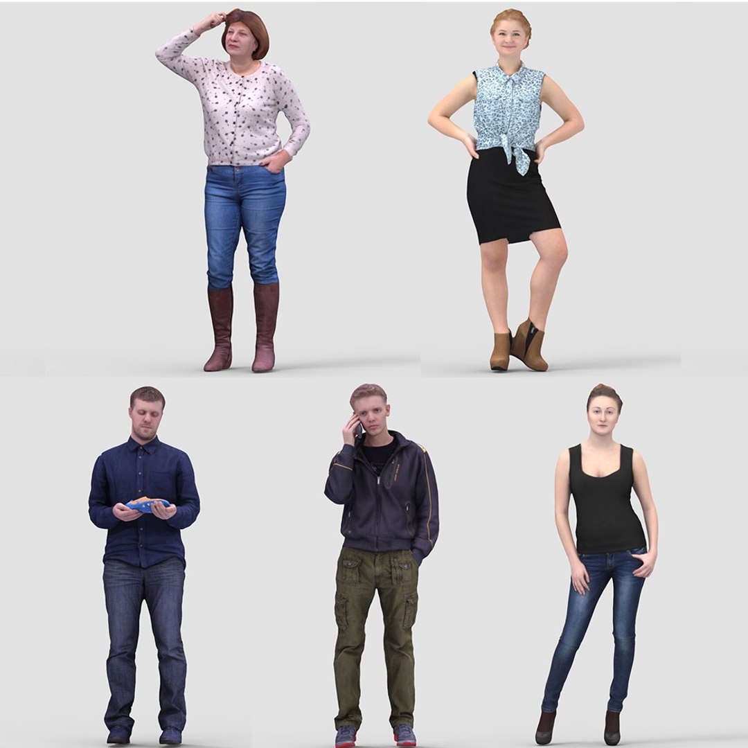 3ds Realistic Humans
