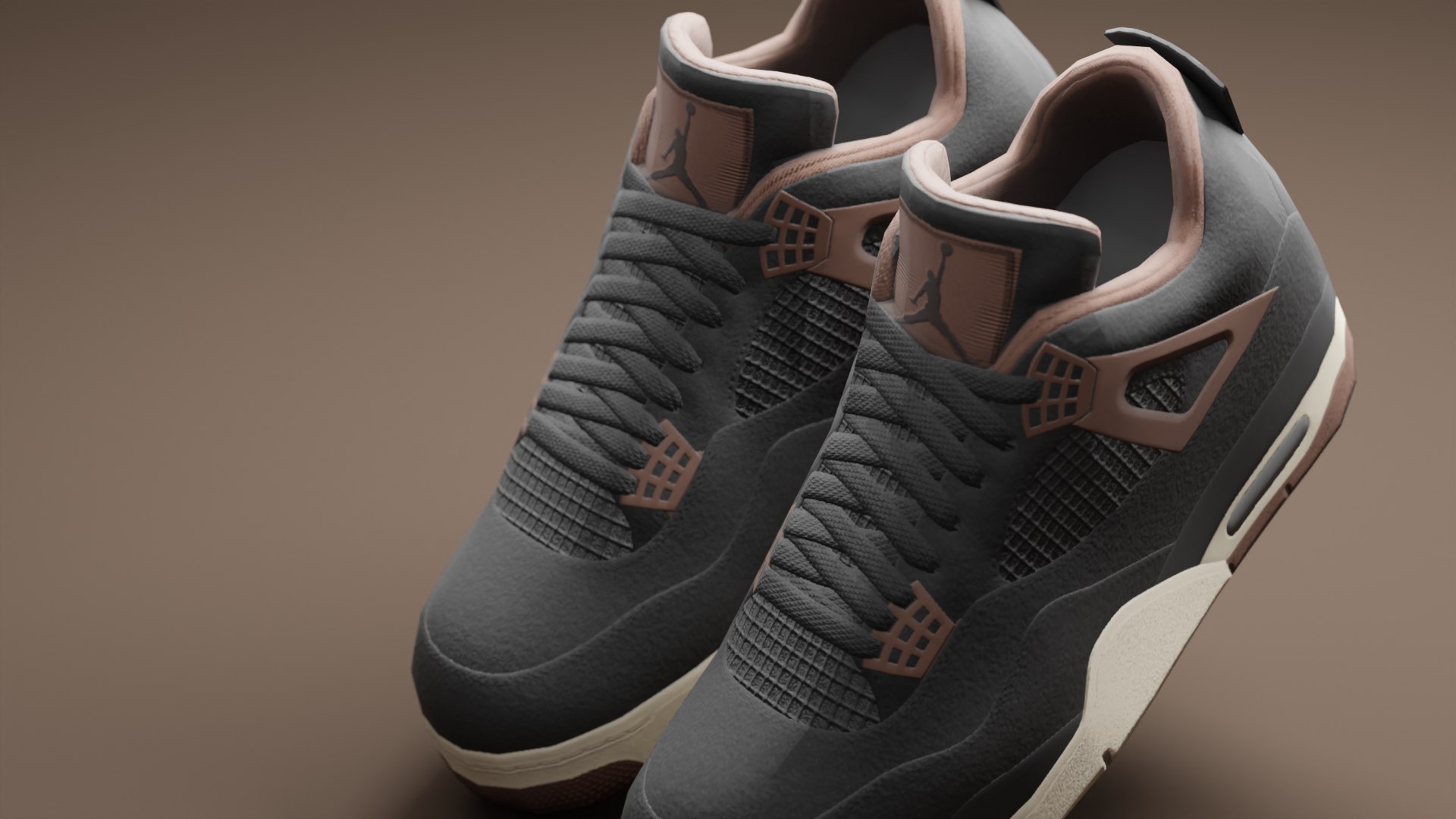 3D Air Jordan 4 Lowpoly - 07 Model - TurboSquid 2194624