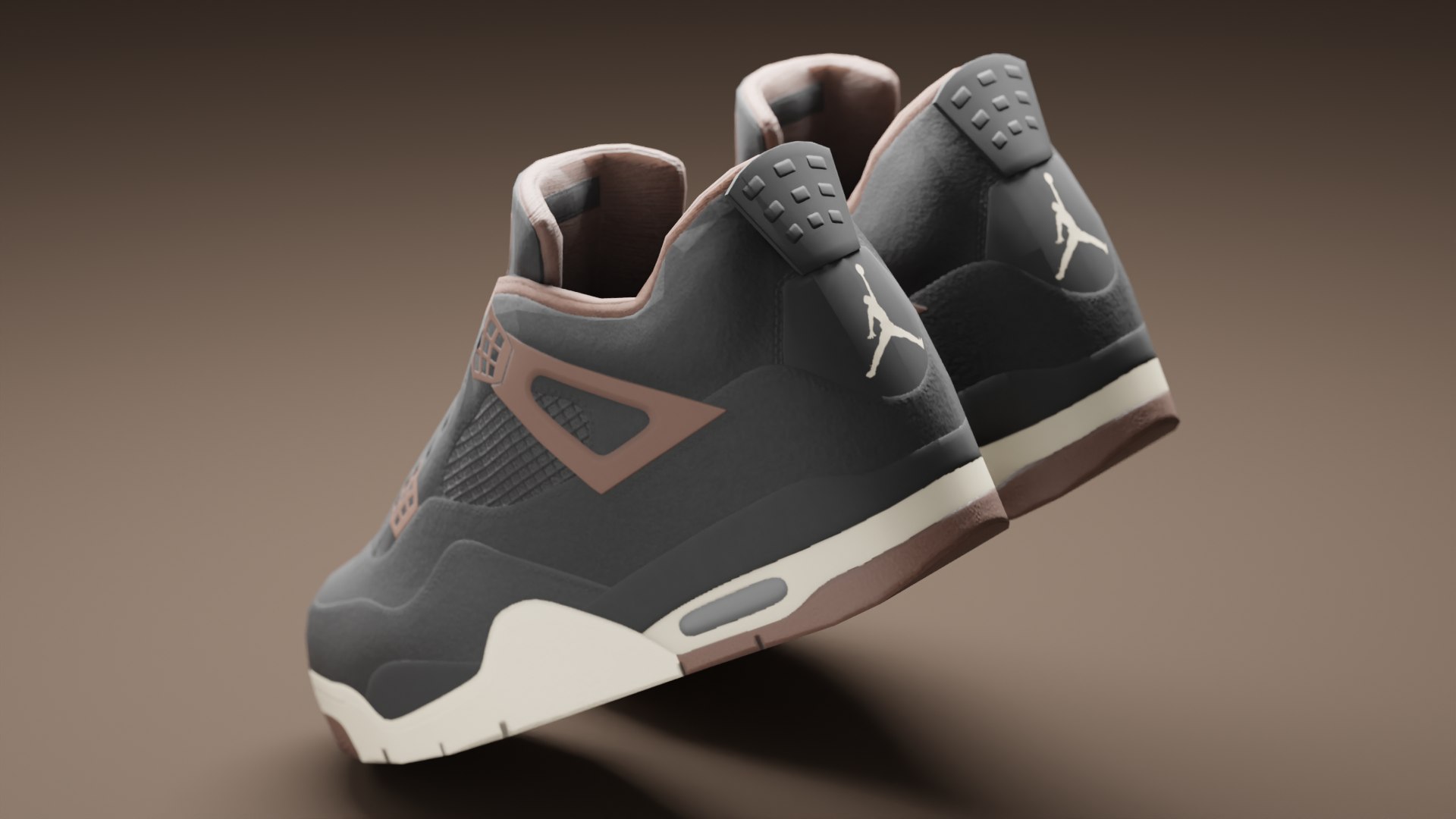 3D Air Jordan 4 Lowpoly - 07 Model - TurboSquid 2194624