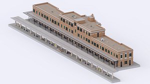 Download 3D Railway Station SketchUp Models - TurboSquid
