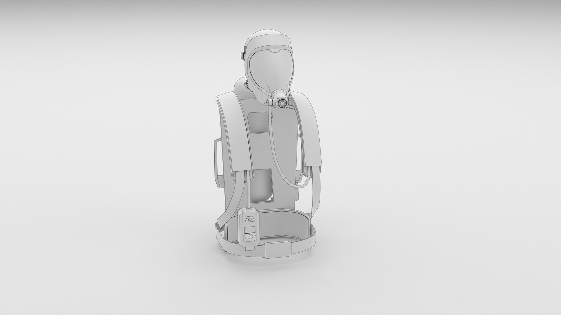 SCBA 3D Model - TurboSquid 2126473