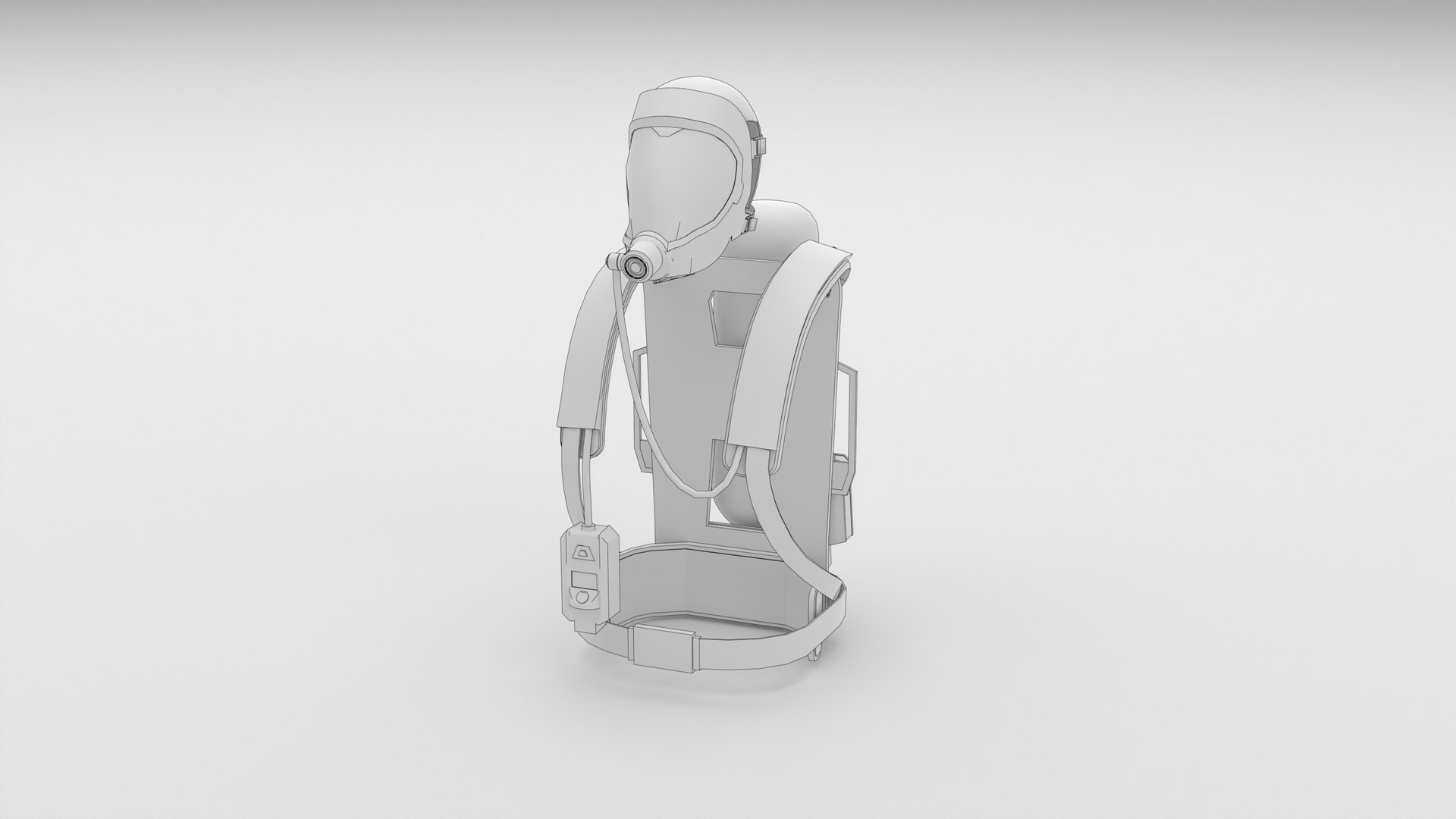 SCBA 3D Model - TurboSquid 2126473