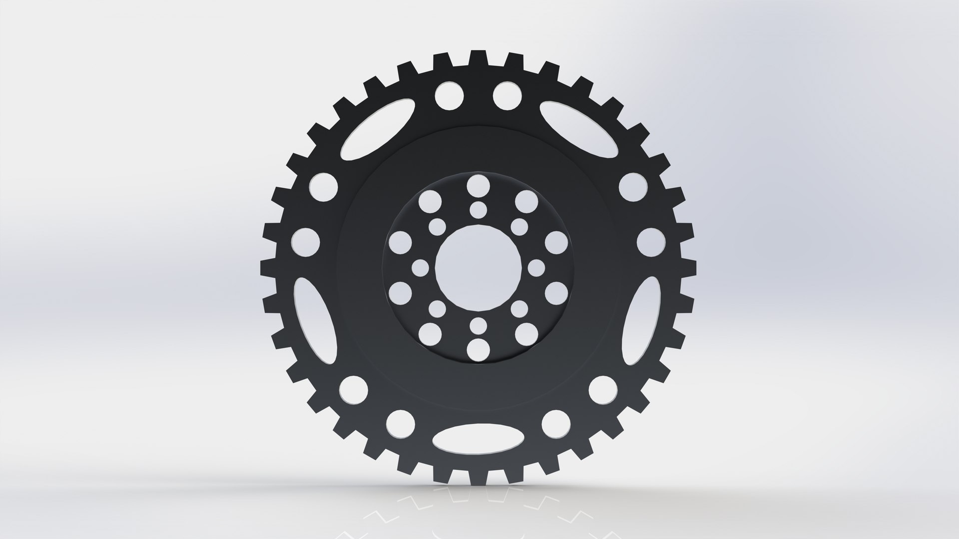 3D Lightened Flywheel Model - TurboSquid 1220977