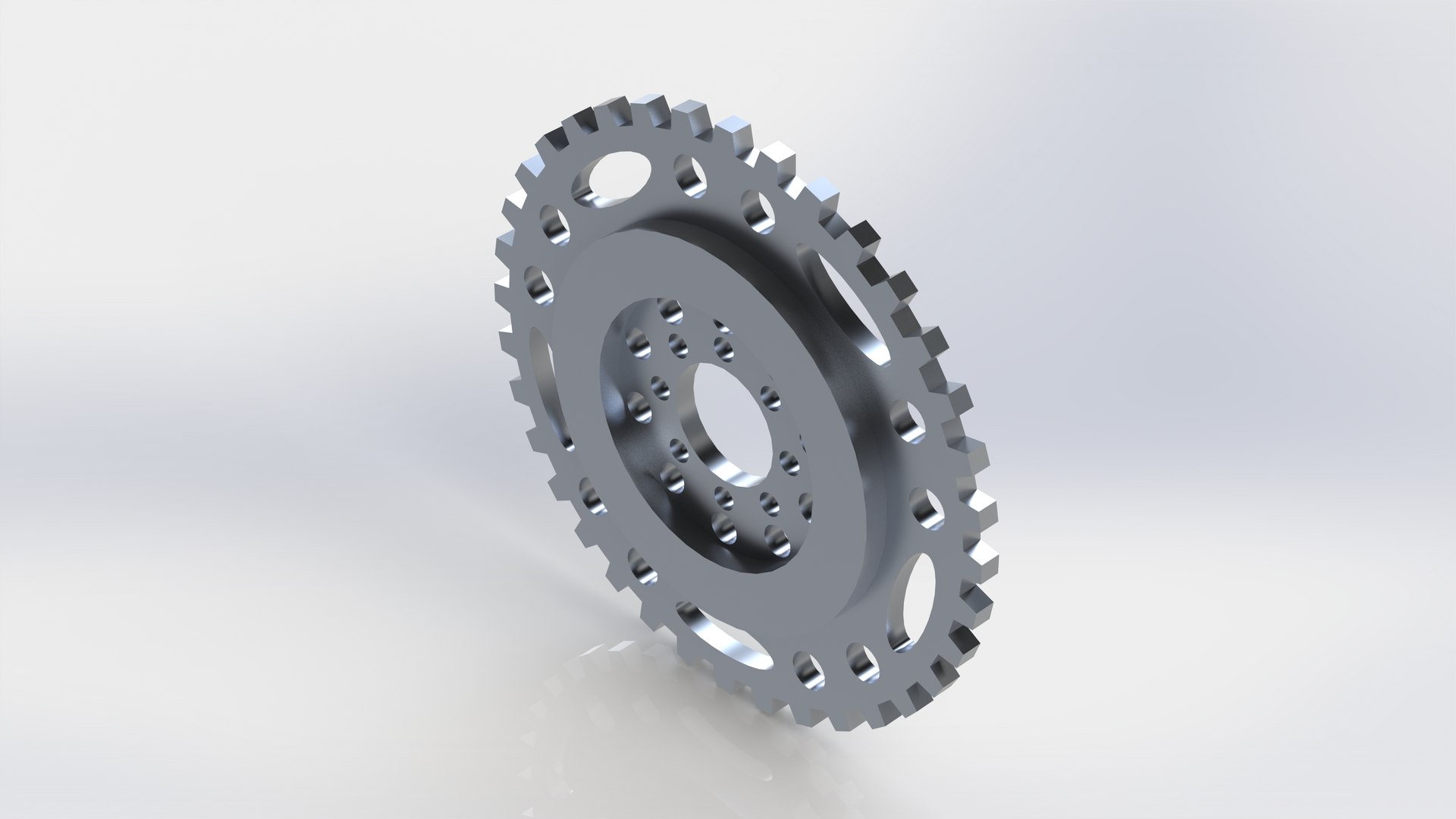3D lightened flywheel model - TurboSquid 1220977