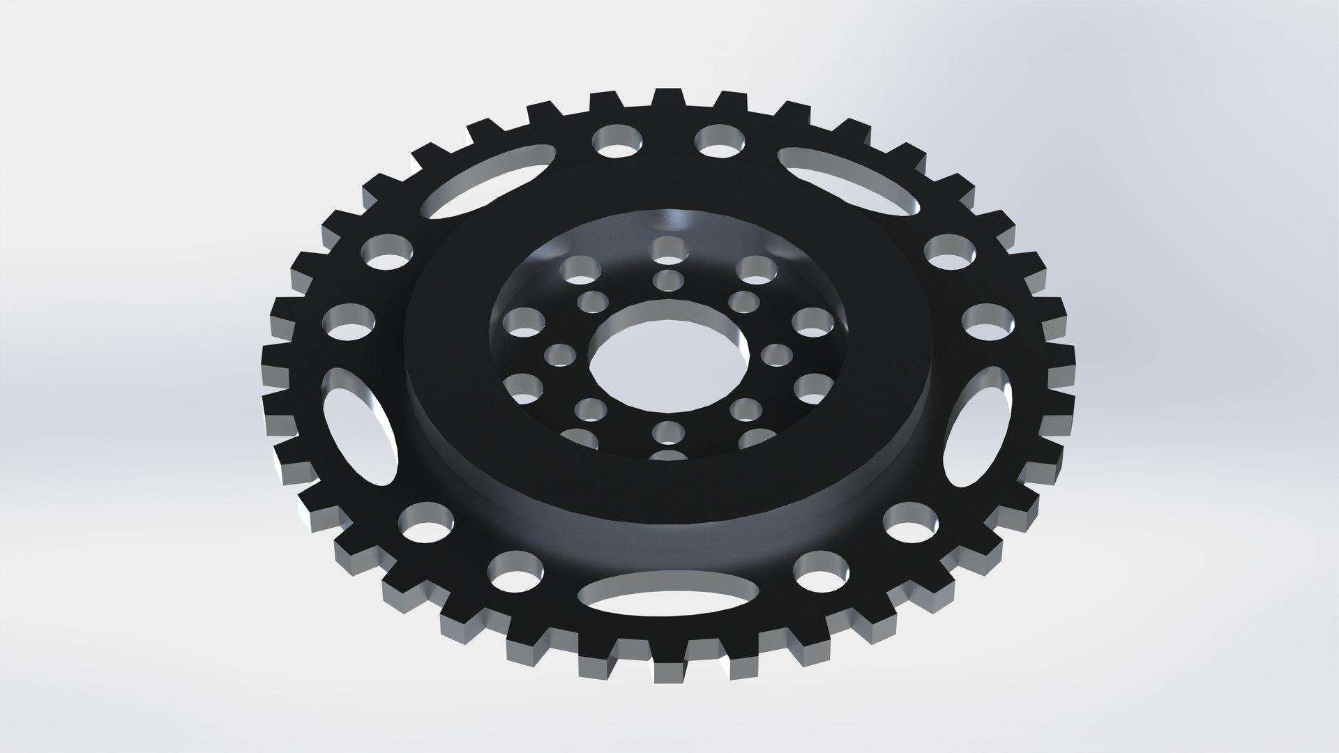 3D Lightened Flywheel Model - TurboSquid 1220977