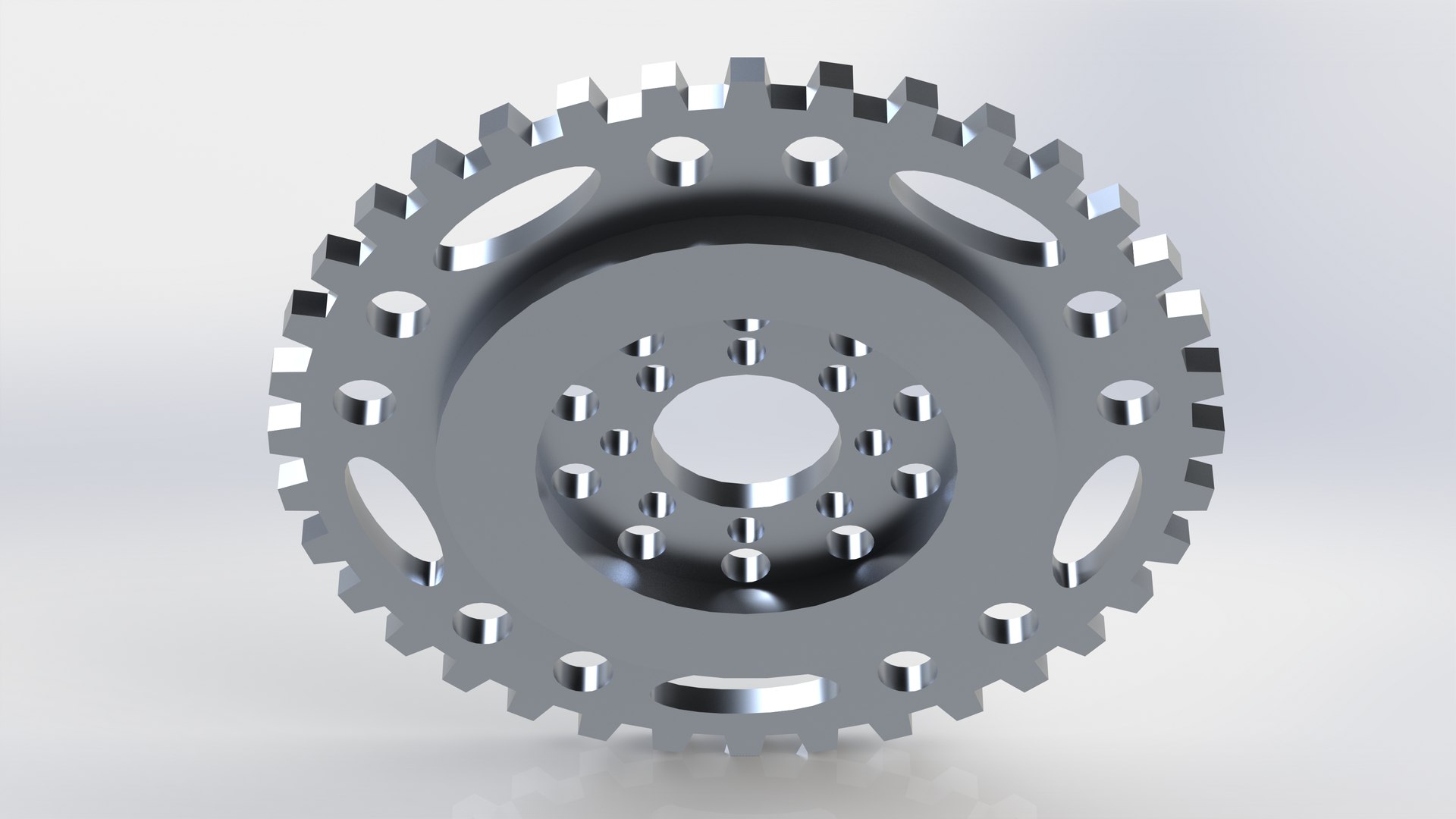 3D Lightened Flywheel Model - TurboSquid 1220977