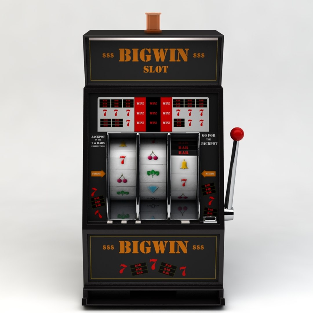 Casino Slot Machine 3d Obj