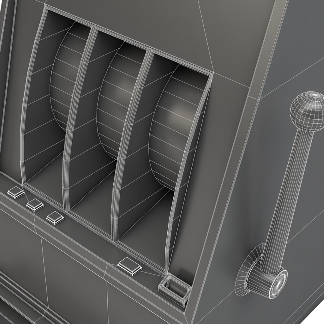 Casino Slot Machine 3d Obj