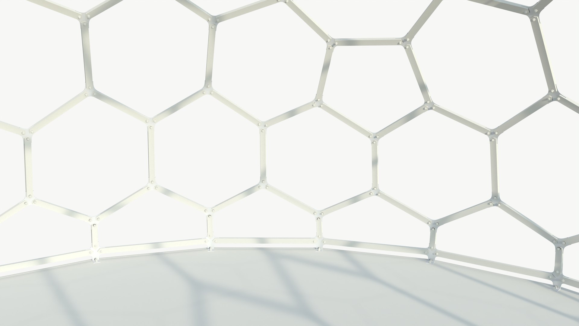 Wooden Geodesic Dome V4 Hexagonal Structure 3D Model - TurboSquid 2420961