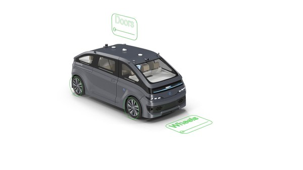 Navya Autonom Cab Rigged 3D 모델 - TurboSquid 1446645